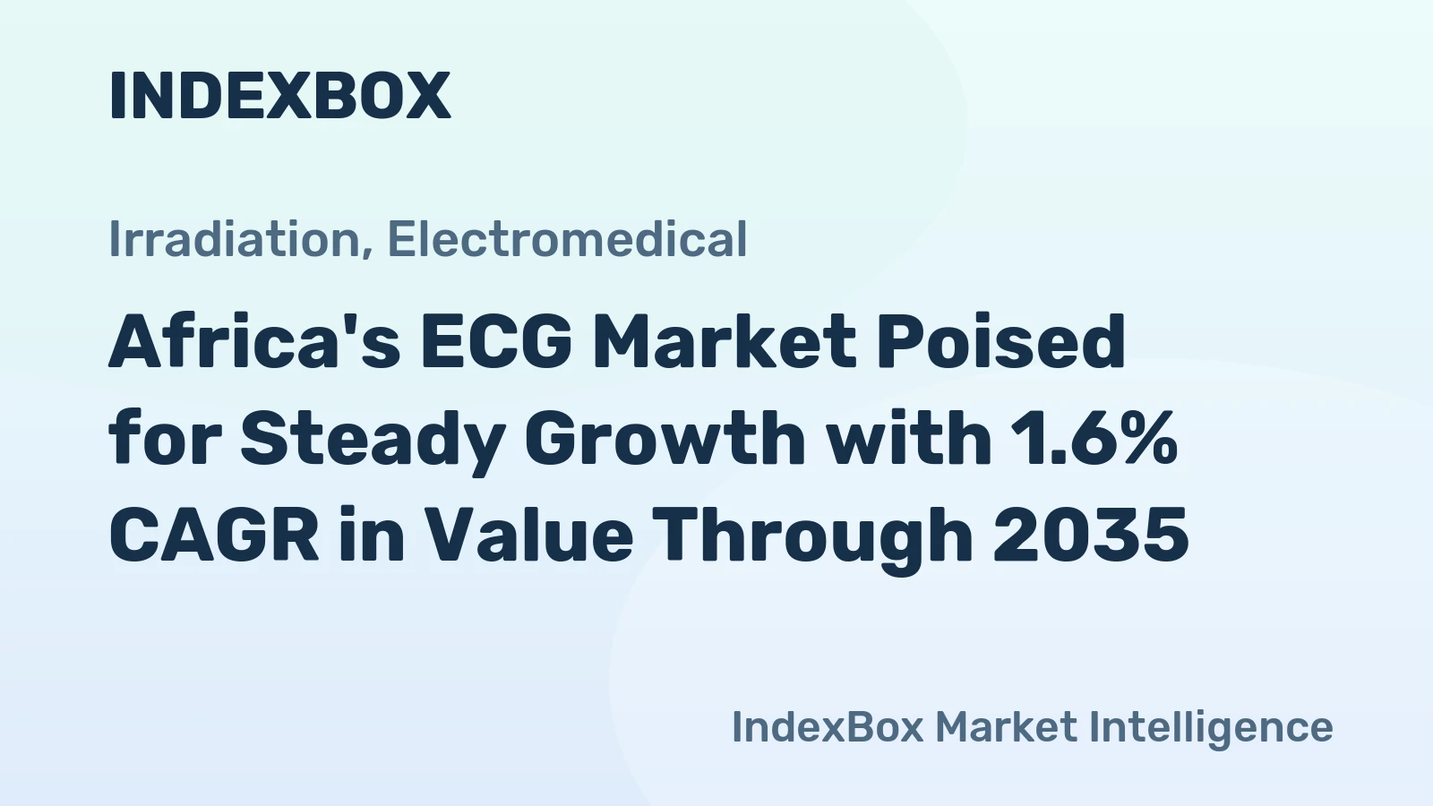 Africa's ECG Market Poised for Steady Growth with 1.6% CAGR in Value Through 2035
