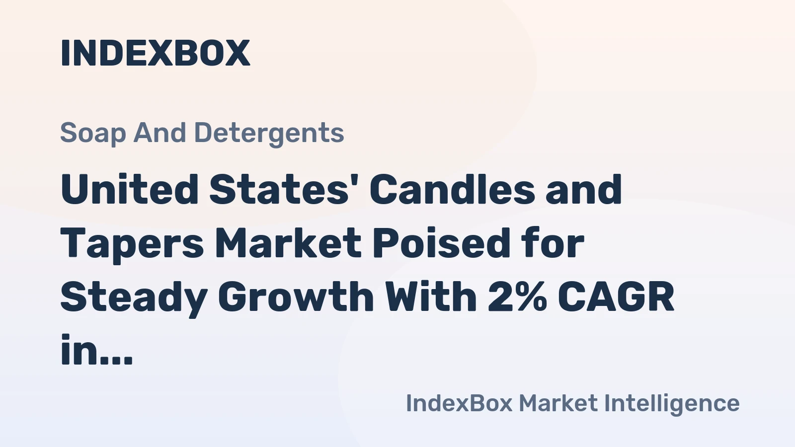 United States' Candles and Tapers Market Poised for Steady Growth With 2% CAGR in Value Through 2035