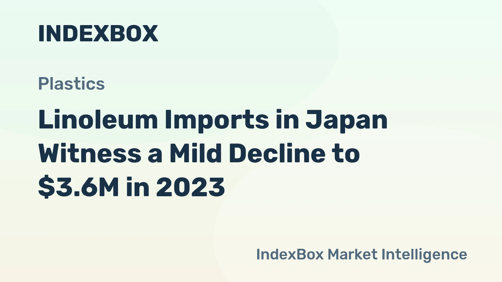 Linoleum Imports in Japan Witness a Mild Decline to $3.6M in 2023