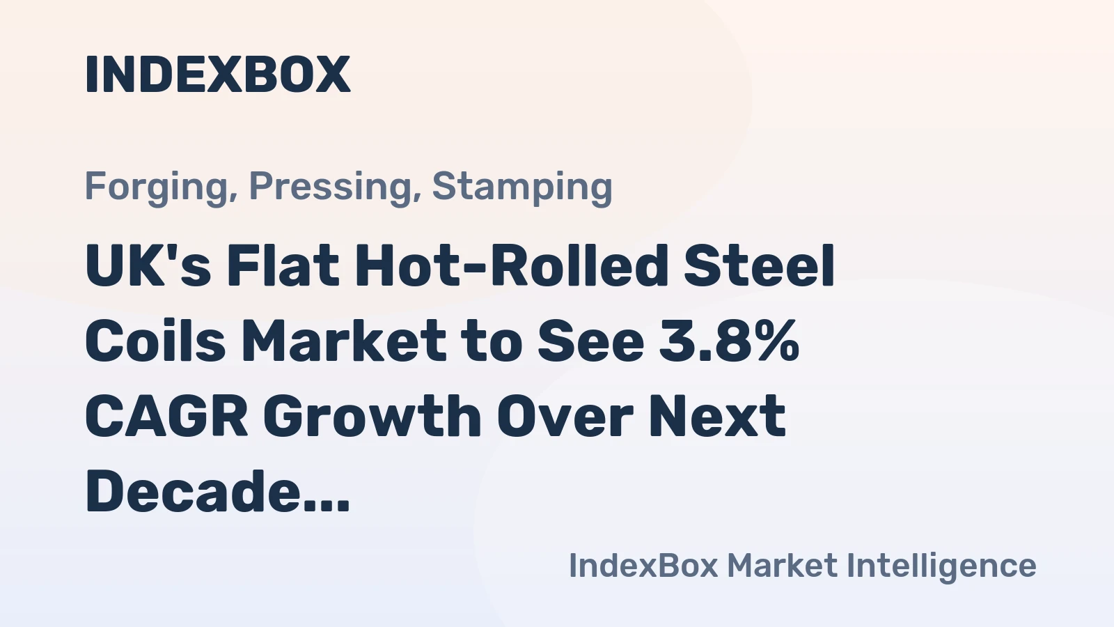 UK's Flat Hot-Rolled Steel Coils Market to See 3.8% CAGR Growth Over Next Decade, Reaching $13.3B by 2035