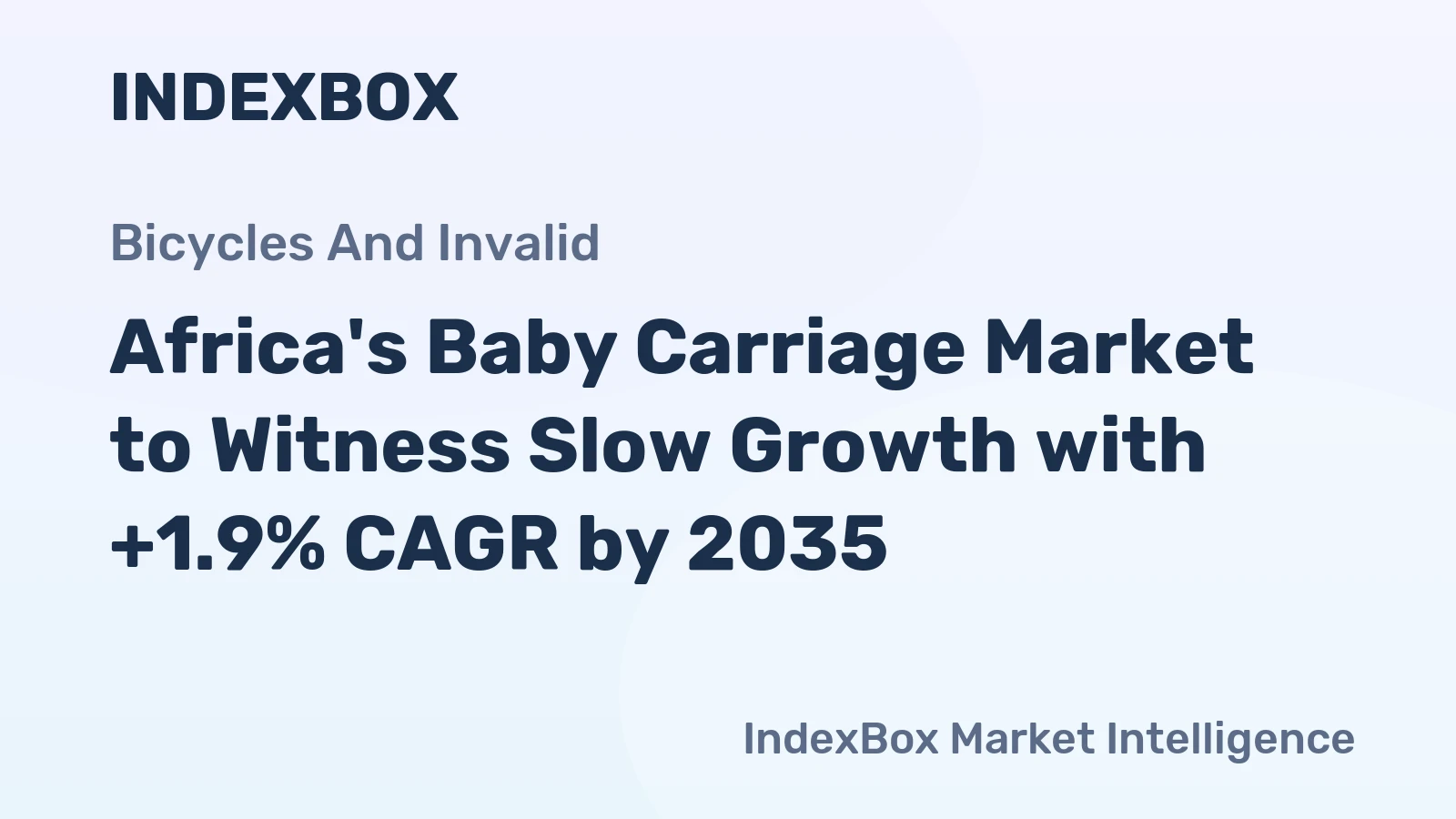 Africa's Baby Carriage Market to Witness Slow Growth with +1.9% CAGR by 2035