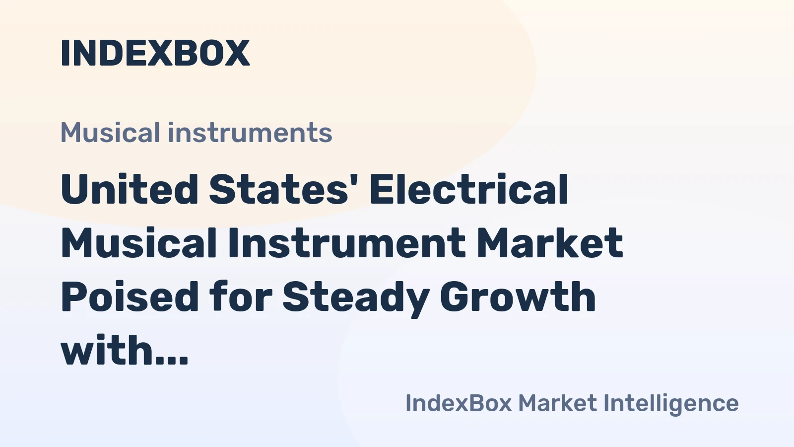 United States' Electrical Musical Instrument Market Poised for Steady Growth with a 1.6% CAGR Through 2035
