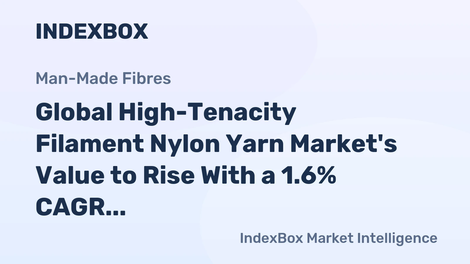 Global High-Tenacity Filament Nylon Yarn Market's Value to Rise With a 1.6% CAGR Through 2035