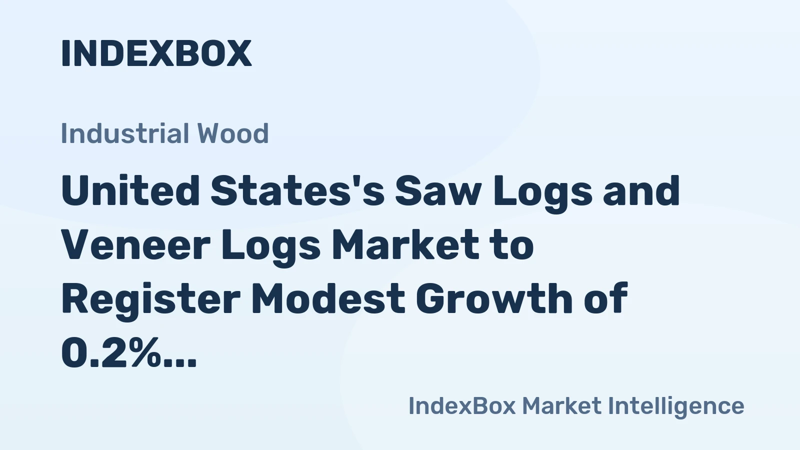 United States's Saw Logs and Veneer Logs Market to Register Modest Growth of 0.2% CAGR through 2035