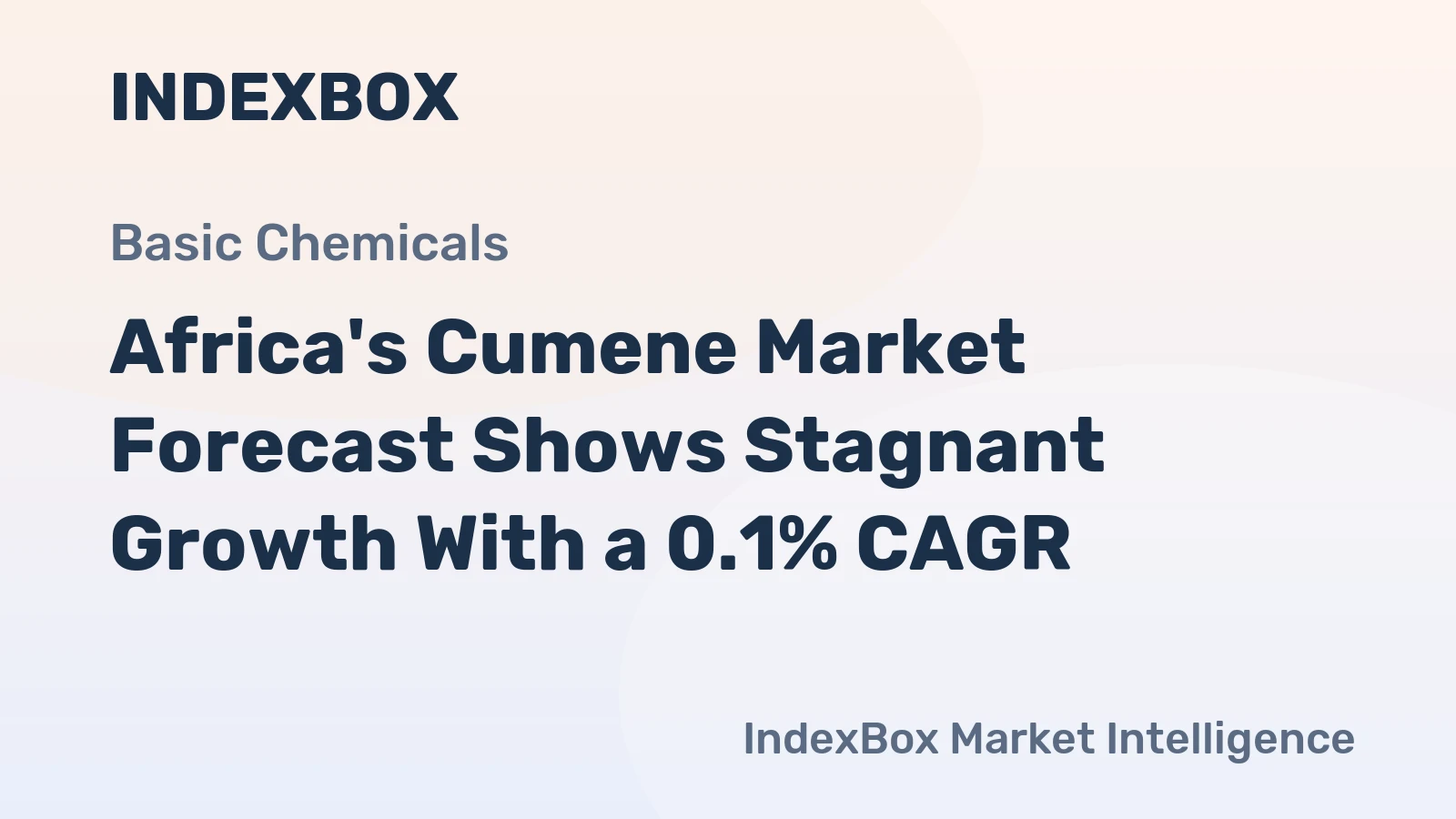 Africa's Cumene Market Forecast Shows Stagnant Growth With a 0.1% CAGR