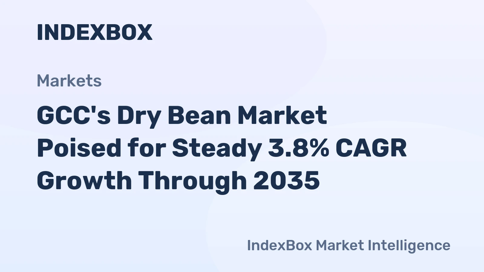 GCC's Dry Bean Market Poised for Steady 3.8% CAGR Growth Through 2035