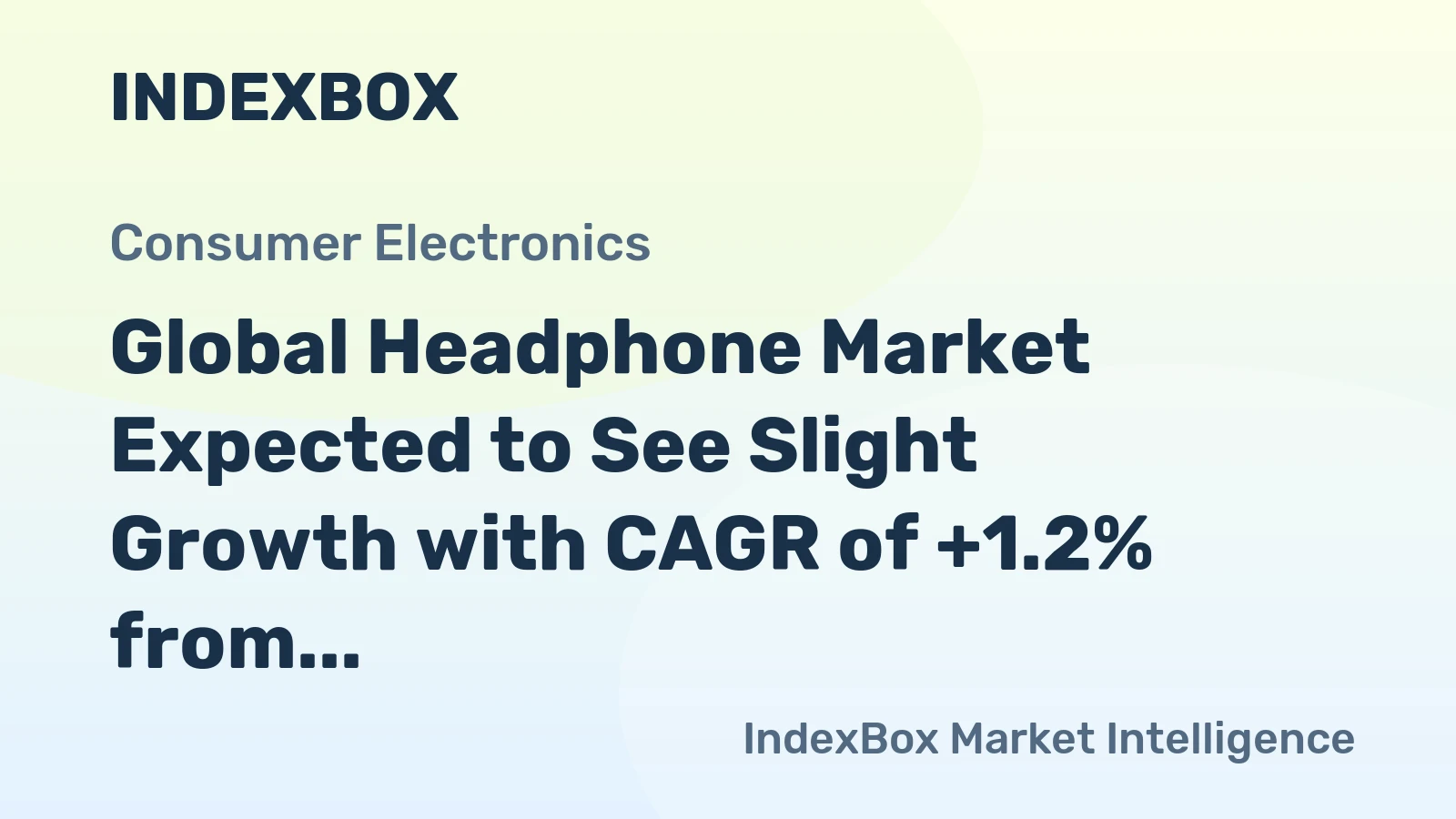 Global Headphone Market Expected to See Slight Growth with CAGR of +1.2% from 2024 to 2035