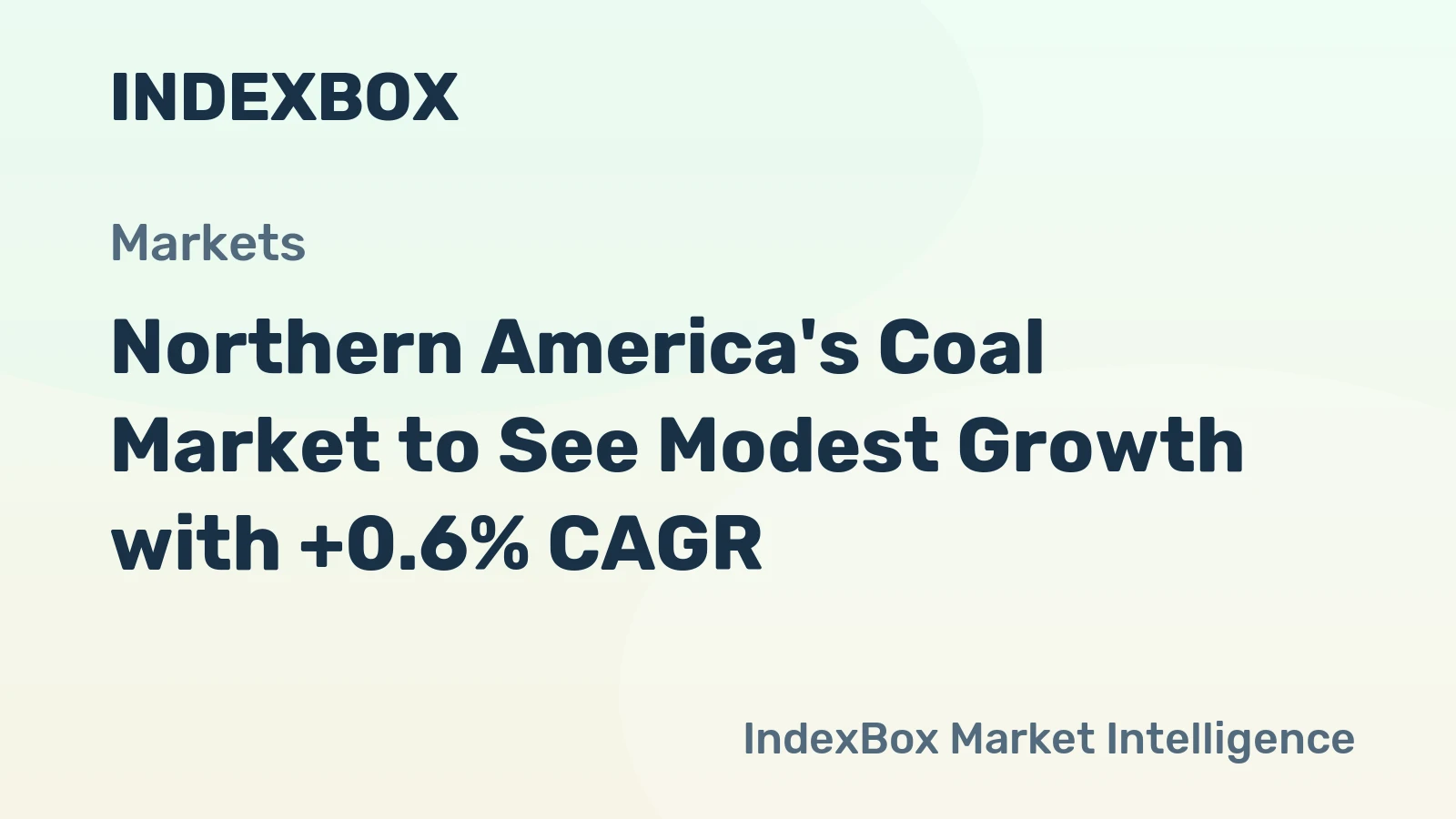 Northern America's Coal Market to See Modest Growth with +0.6% CAGR