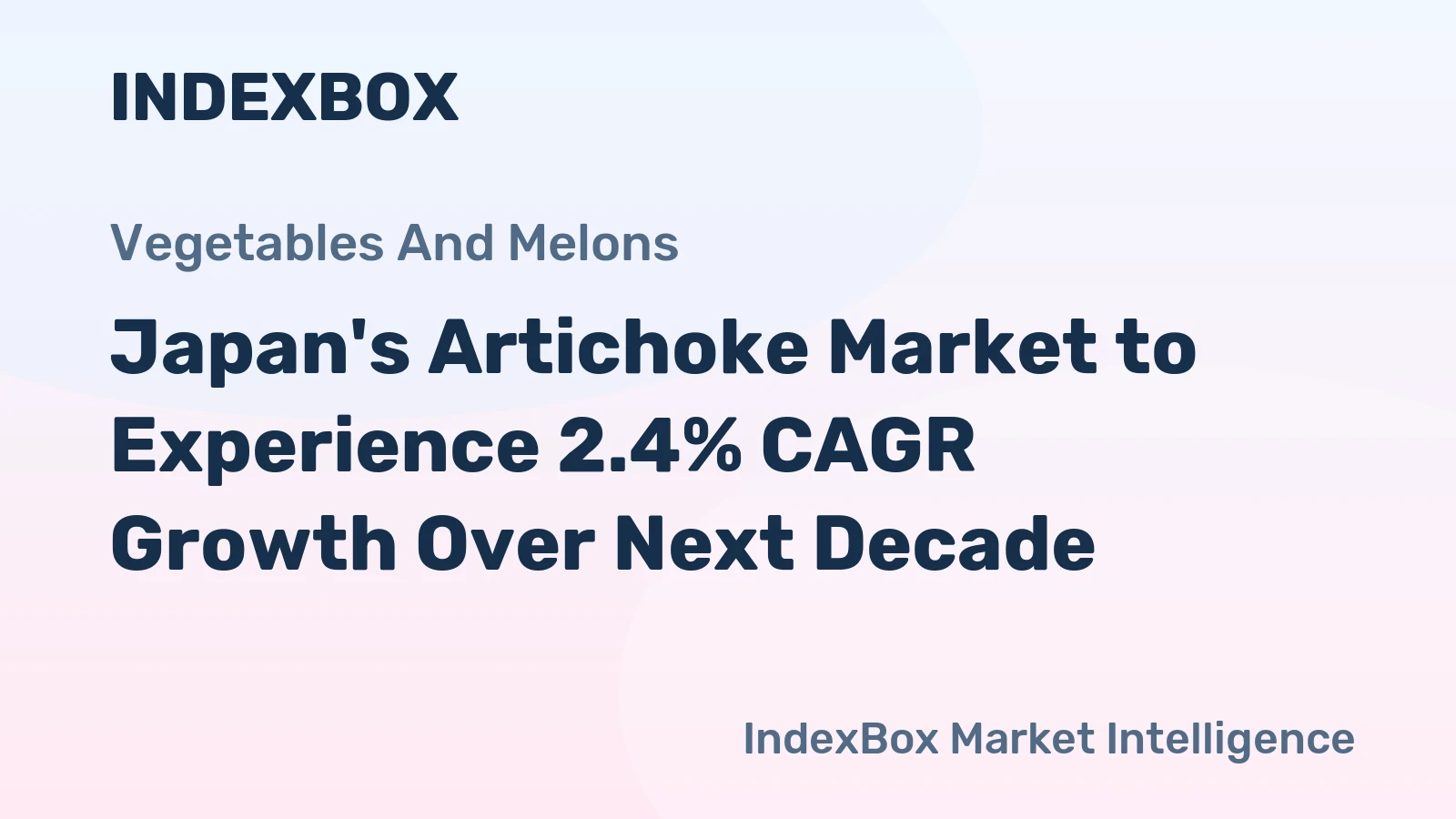 Japan's Artichoke Market to Experience 2.4% CAGR Growth Over Next Decade