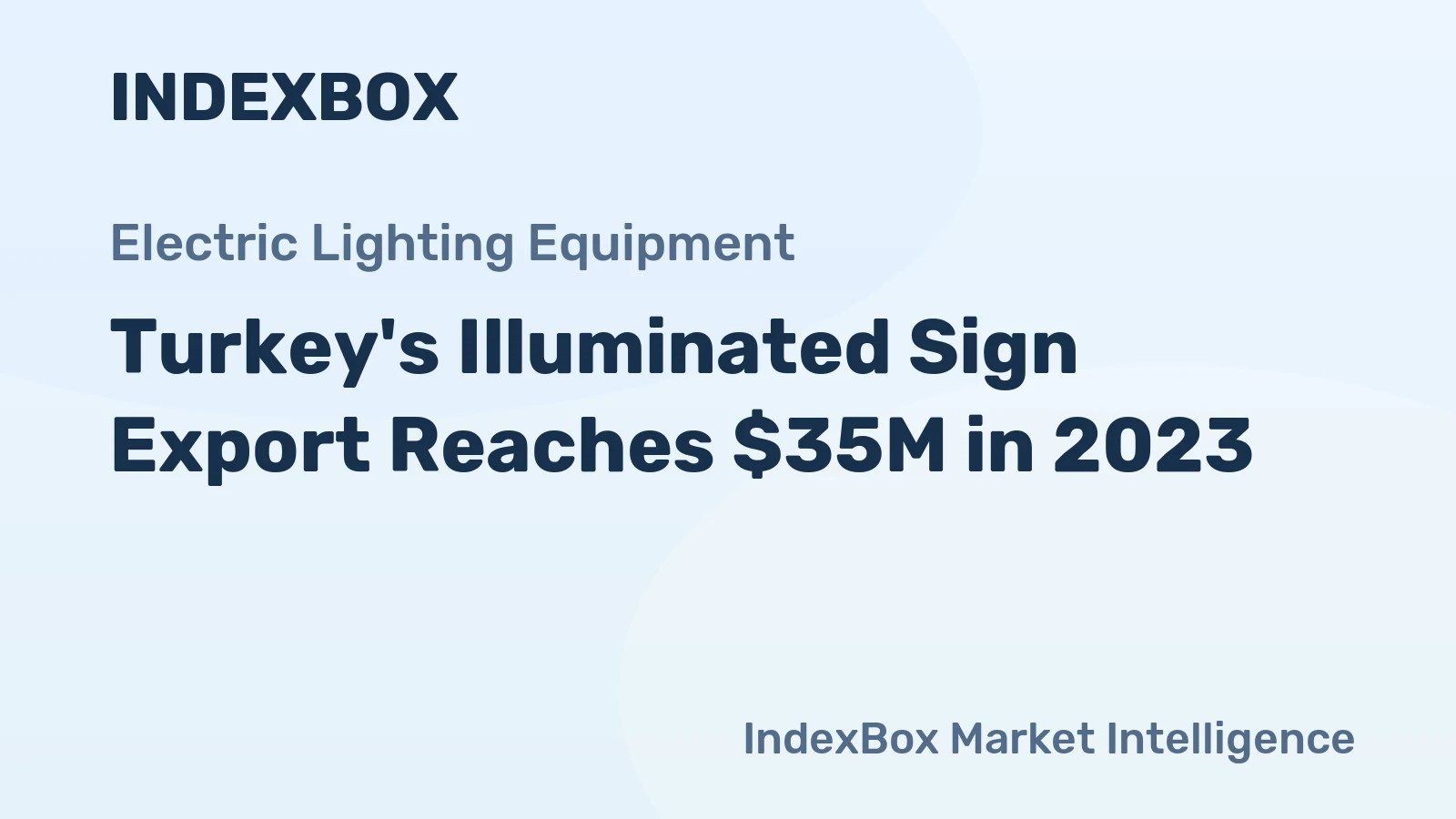 Turkey's Illuminated Sign Export Reaches $35M in 2023