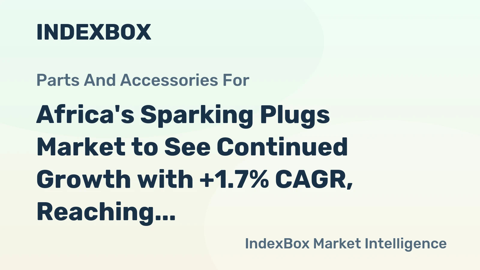 Africa's Sparking Plugs Market to See Continued Growth with +1.7% CAGR, Reaching 290M Units by 2035