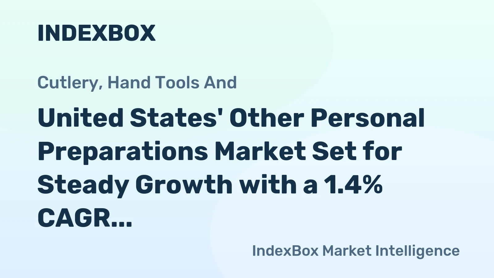 United States' Other Personal Preparations Market Set for Steady Growth with a 1.4% CAGR