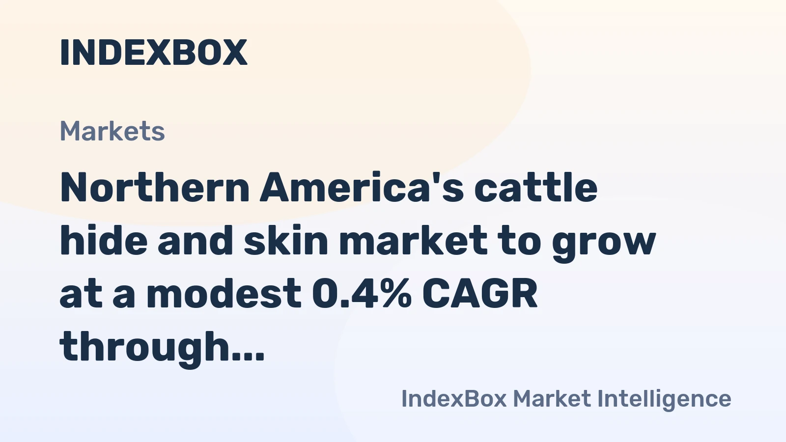 Northern America's cattle hide and skin market to grow at a modest 0.4% CAGR through 2035, reaching 1.1M tons, driven by sustained demand for raw materials.