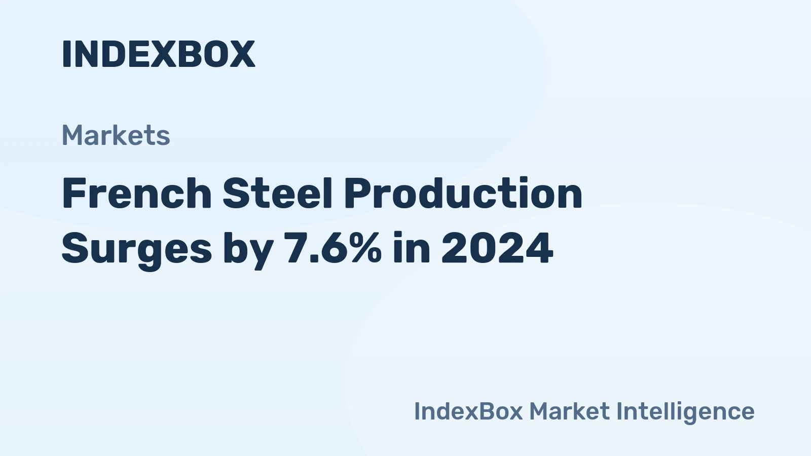 French Steel Production Surges by 7.6% in 2024