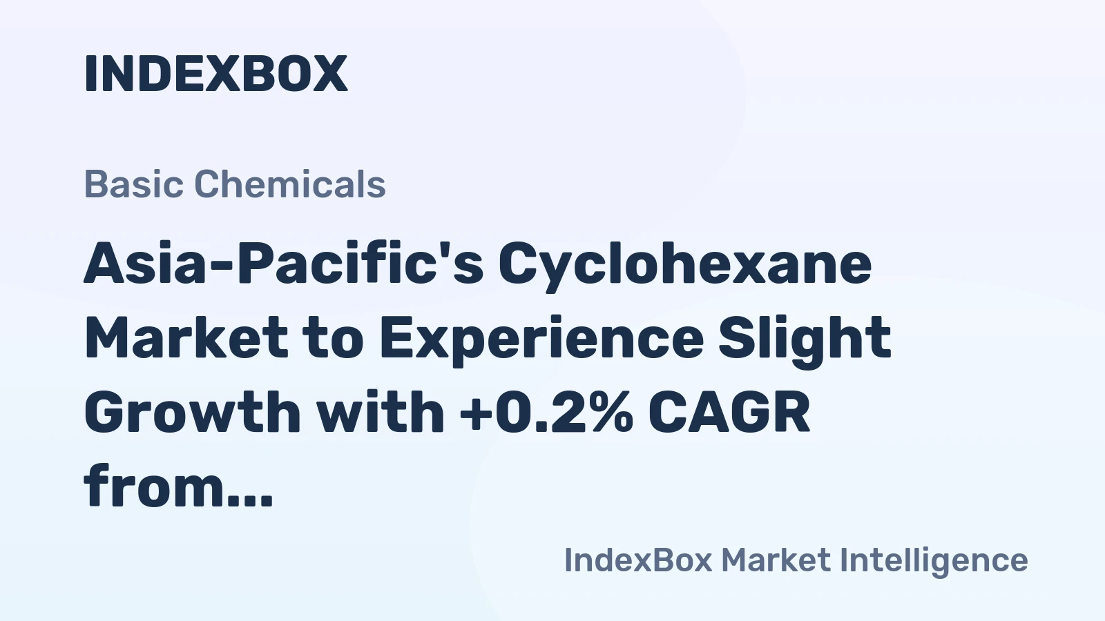 Asia-Pacific's Cyclohexane Market to Experience Slight Growth with +0.2% CAGR from 2024 to 2035