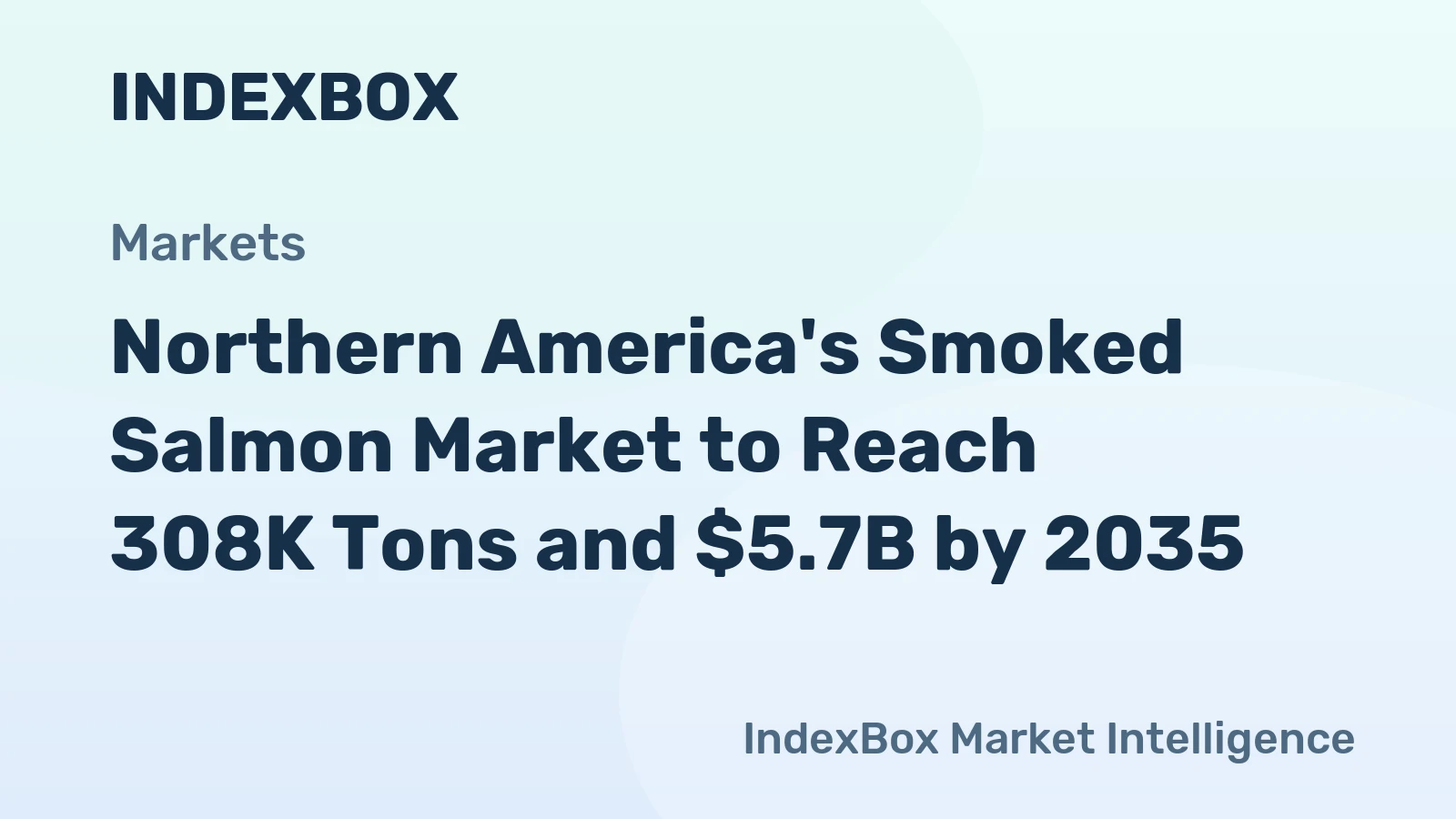 Northern America's Smoked Salmon Market to Reach 308K Tons and $5.7B by 2035