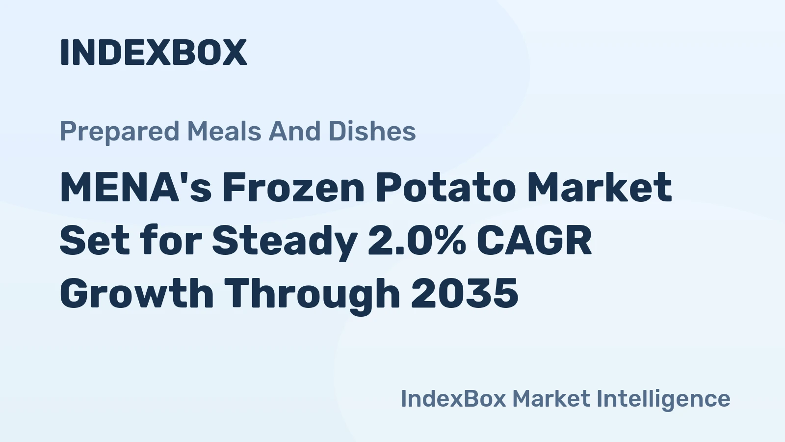 MENA's Frozen Potato Market Set for Steady 2.0% CAGR Growth Through 2035
