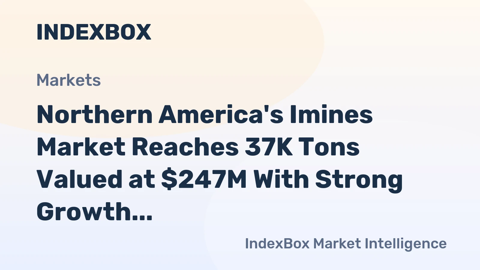 Northern America's Imines Market Reaches 37K Tons Valued at $247M With Strong Growth Projected