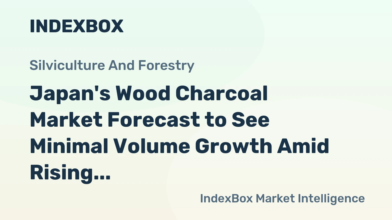 Japan's Wood Charcoal Market Forecast to See Minimal Volume Growth Amid Rising Demand