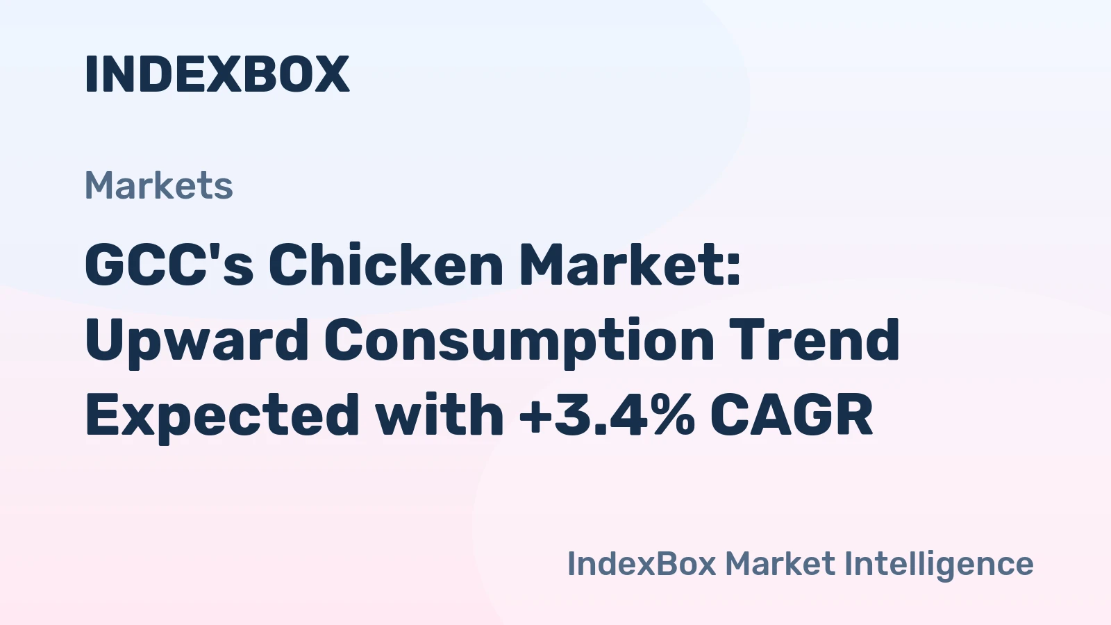 GCC's Chicken Market: Upward Consumption Trend Expected with +3.4% CAGR