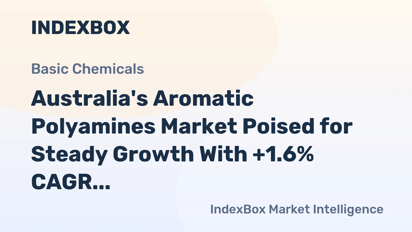 Australia's Aromatic Polyamines Market Poised for Steady Growth With +1.6% CAGR Forecast