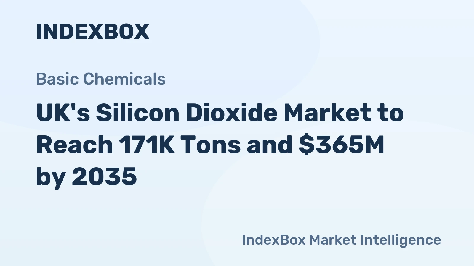 UK's Silicon Dioxide Market to Reach 171K Tons and $365M by 2035
