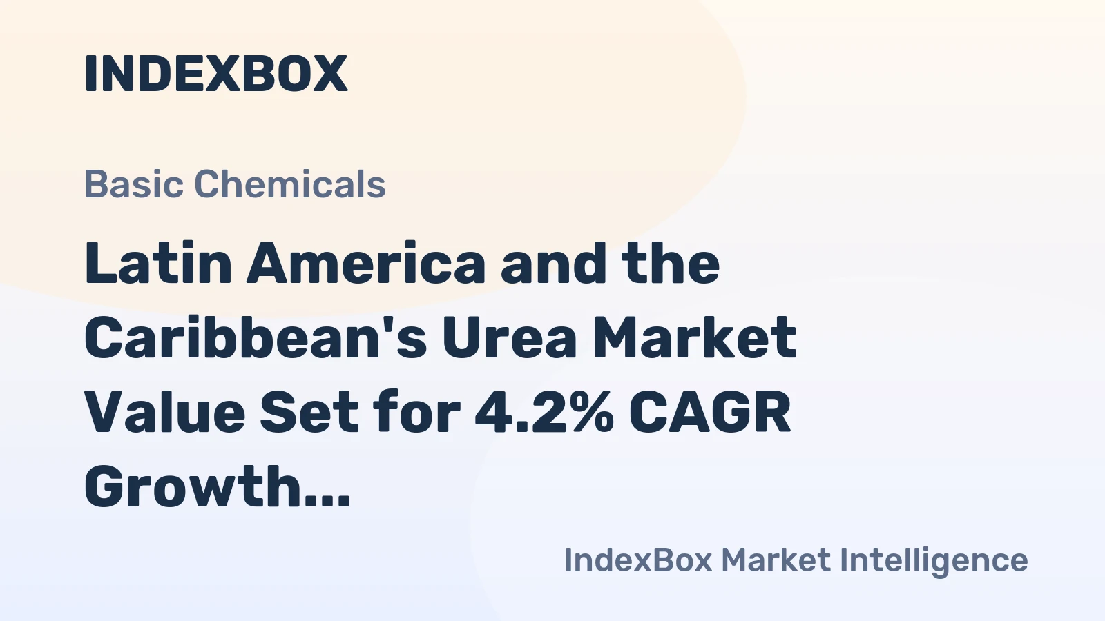 Latin America and the Caribbean's Urea Market Value Set for 4.2% CAGR Growth Through 2035
