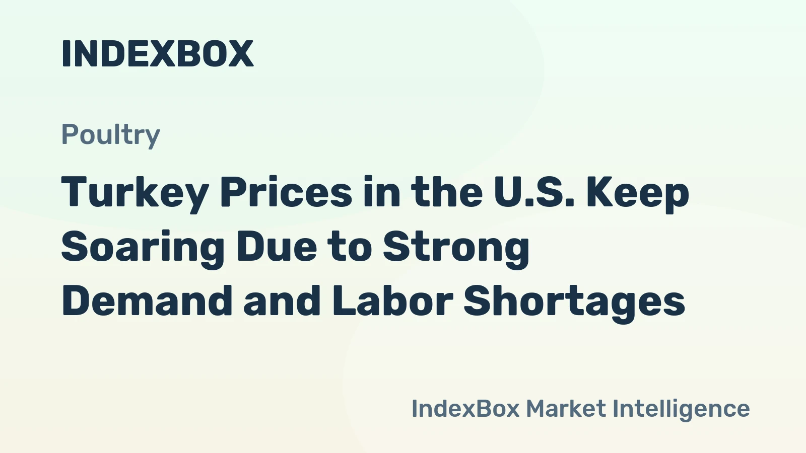 Turkey Prices in the U.S. Keep Soaring Due to Strong Demand and Labor Shortages