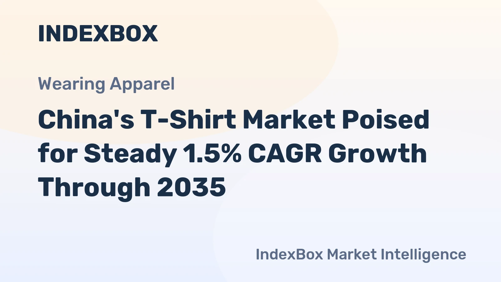 China's T-Shirt Market Poised for Steady 1.5% CAGR Growth Through 2035