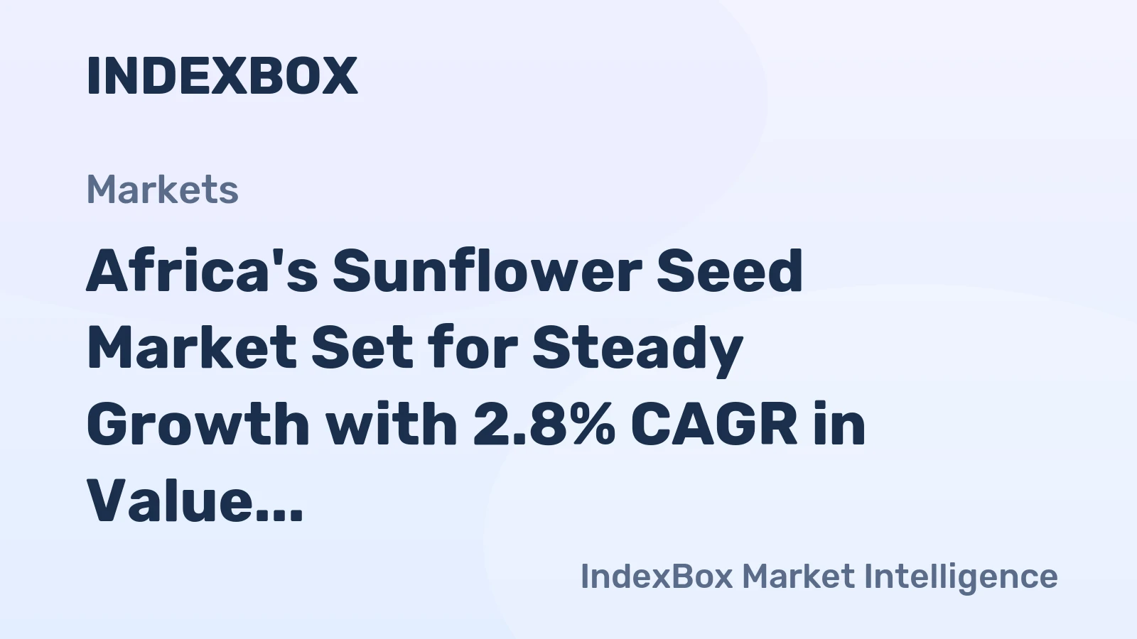 Africa's Sunflower Seed Market Set for Steady Growth with 2.8% CAGR in Value Through 2035