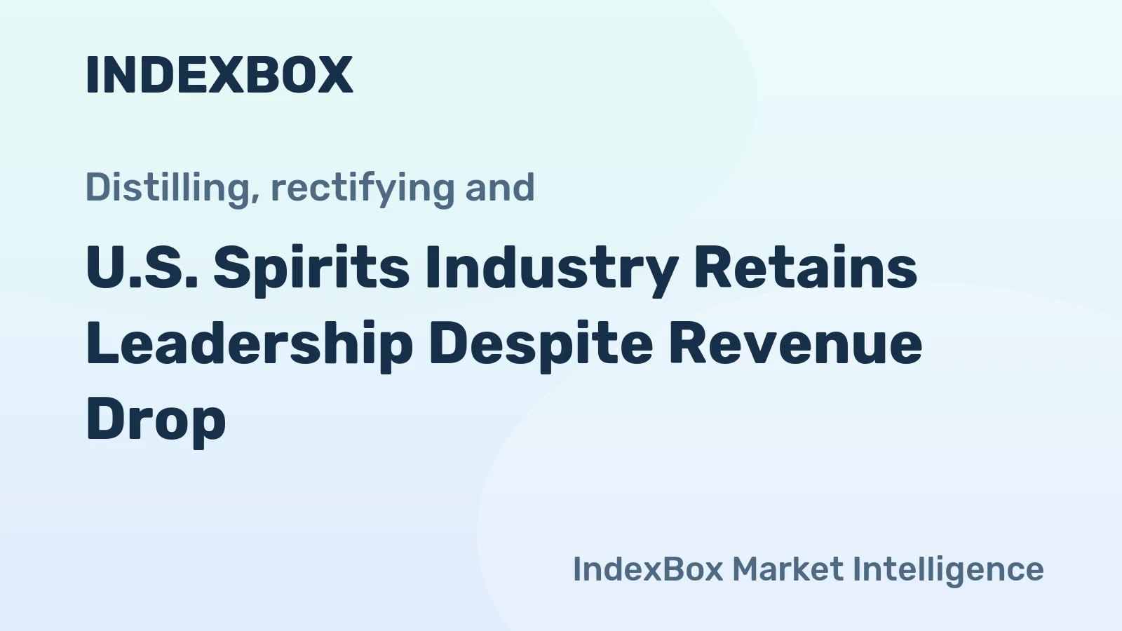 U.S. Spirits Industry Retains Leadership Despite Revenue Drop