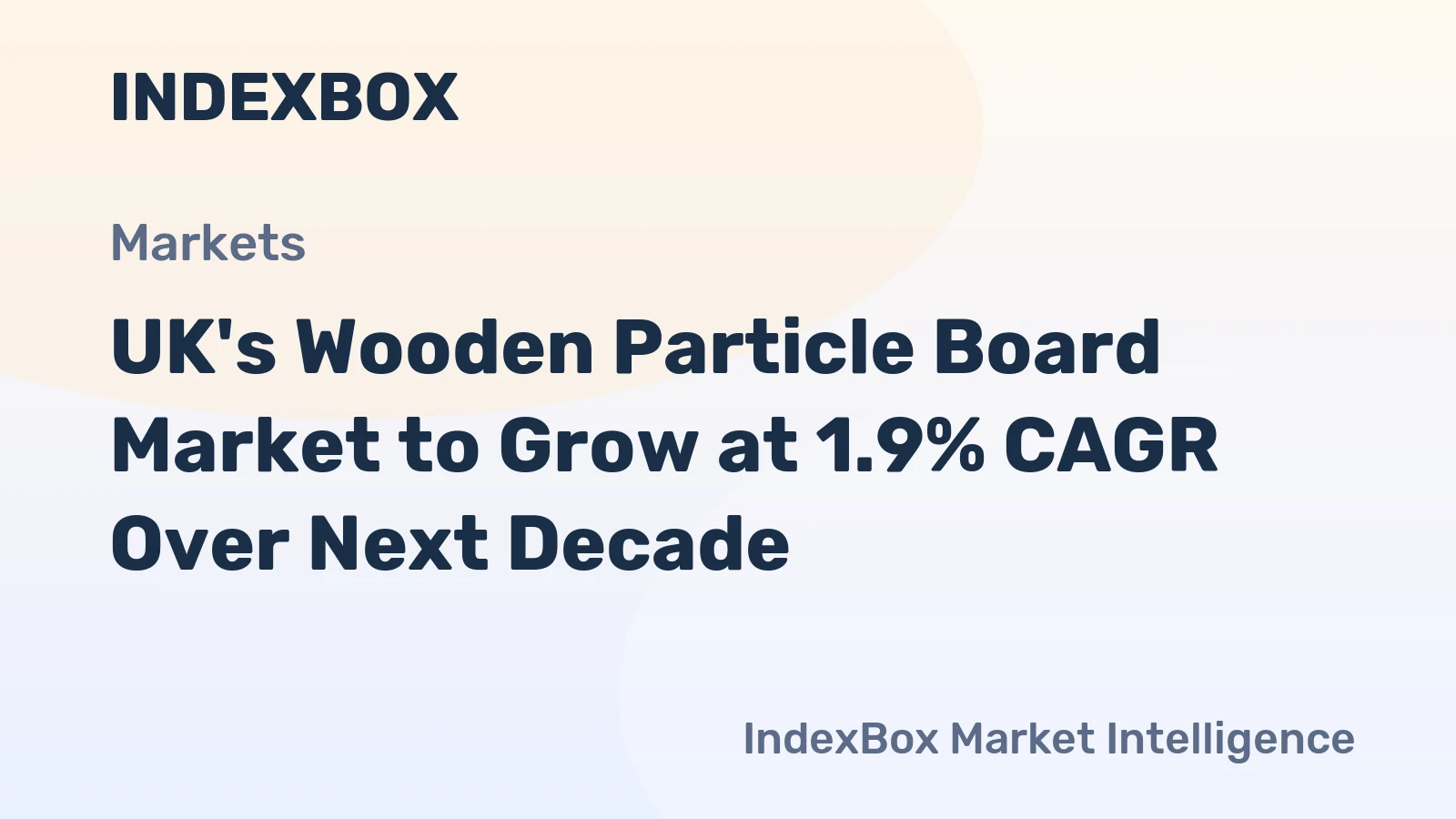 UK's Wooden Particle Board Market to Grow at 1.9% CAGR Over Next Decade