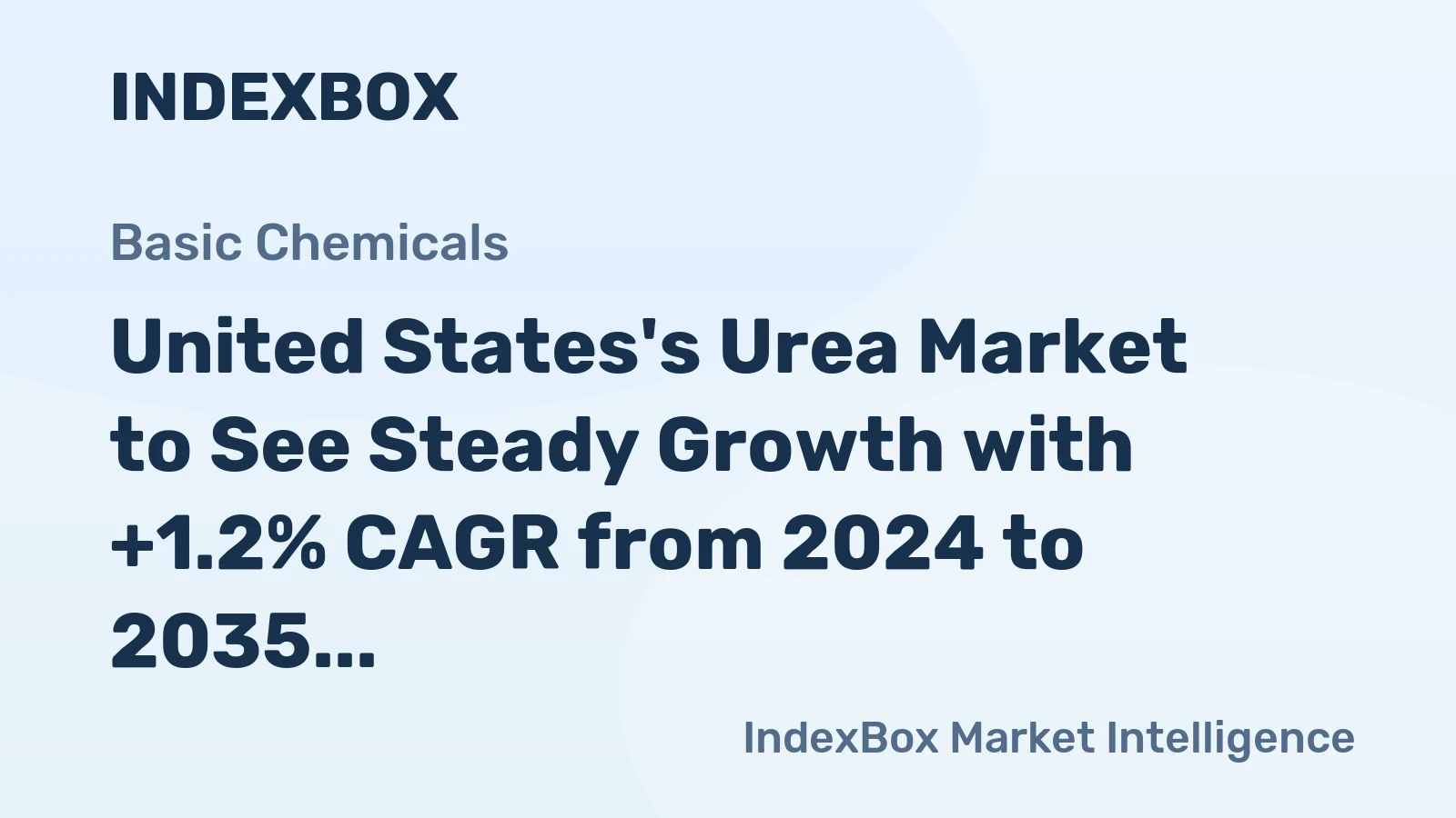United States's Urea Market to See Steady Growth with +1.2% CAGR from 2024 to 2035