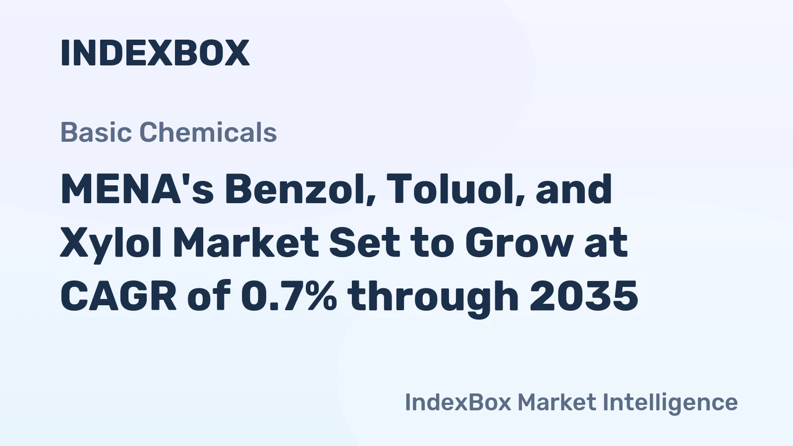 MENA's Benzol, Toluol, and Xylol Market Set to Grow at CAGR of 0.7% through 2035