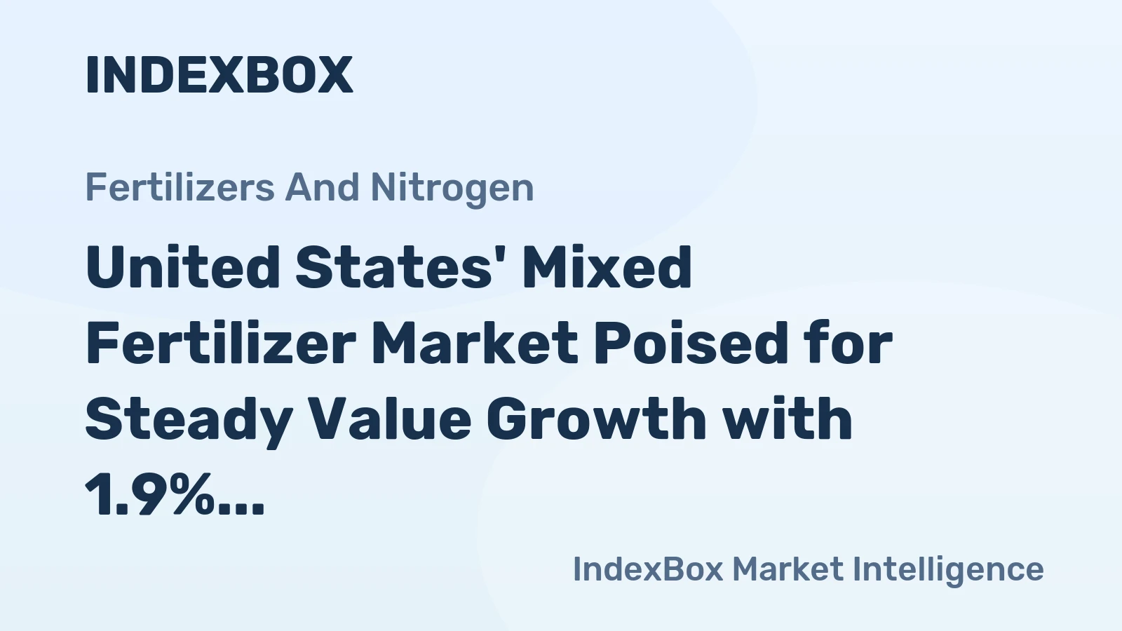 United States' Mixed Fertilizer Market Poised for Steady Value Growth with 1.9% CAGR Through 2035