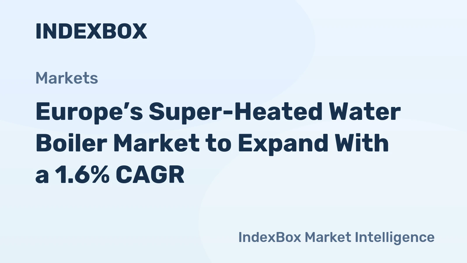Europe’s Super-Heated Water Boiler Market to Expand With a 1.6% CAGR
