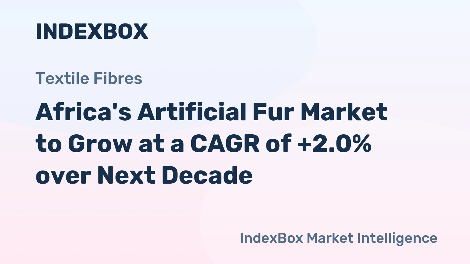 Africa's Artificial Fur Market to Grow at a CAGR of +2.0% over Next Decade