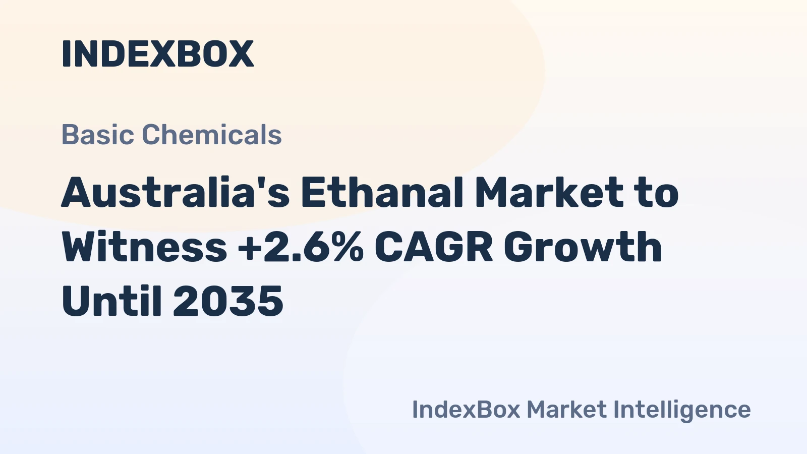 Australia's Ethanal Market to Witness +2.6% CAGR Growth Until 2035