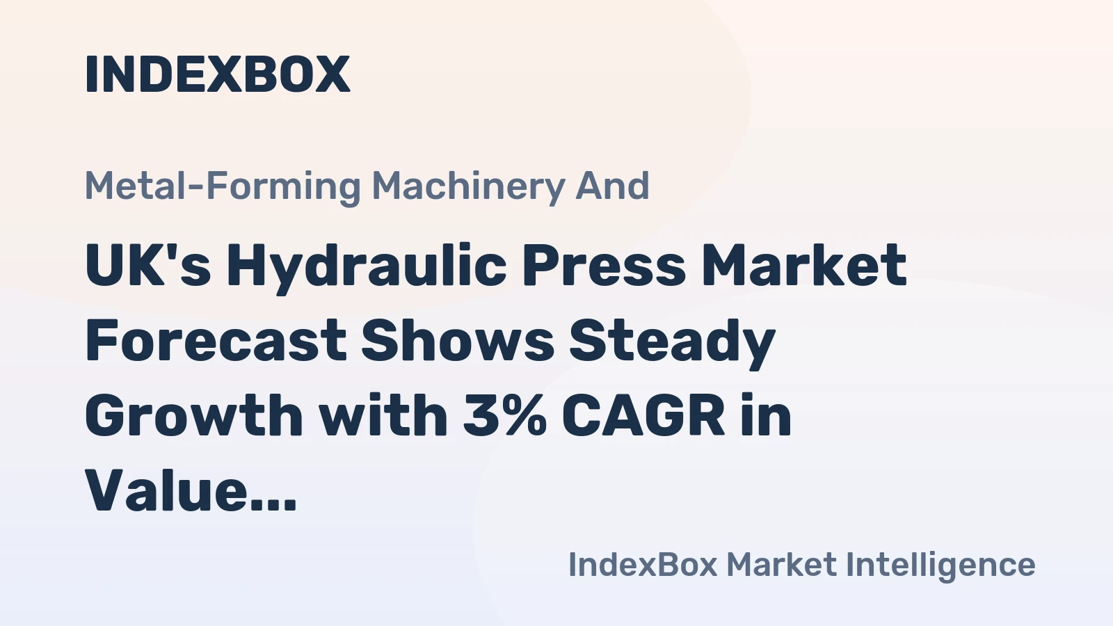 UK's Hydraulic Press Market Forecast Shows Steady Growth with 3% CAGR in Value