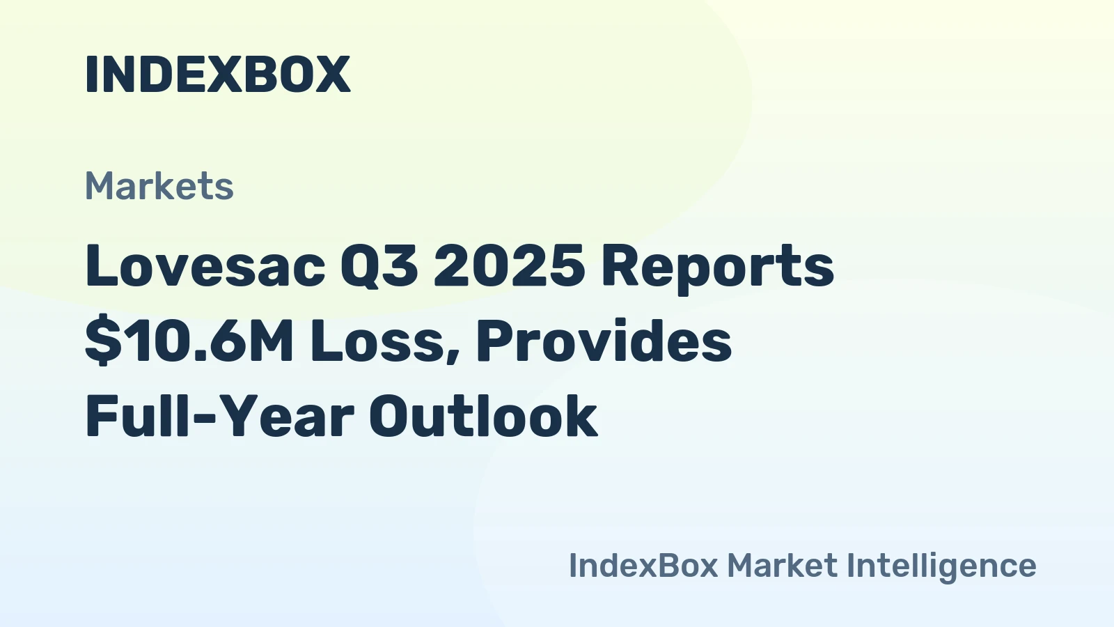 Lovesac Q3 2025 Reports $10.6M Loss, Provides Full-Year Outlook