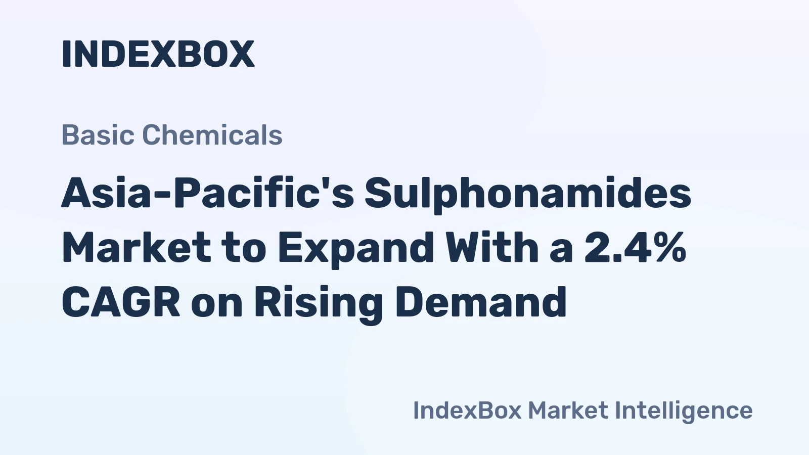 Asia-Pacific's Sulphonamides Market to Expand With a 2.4% CAGR on Rising Demand