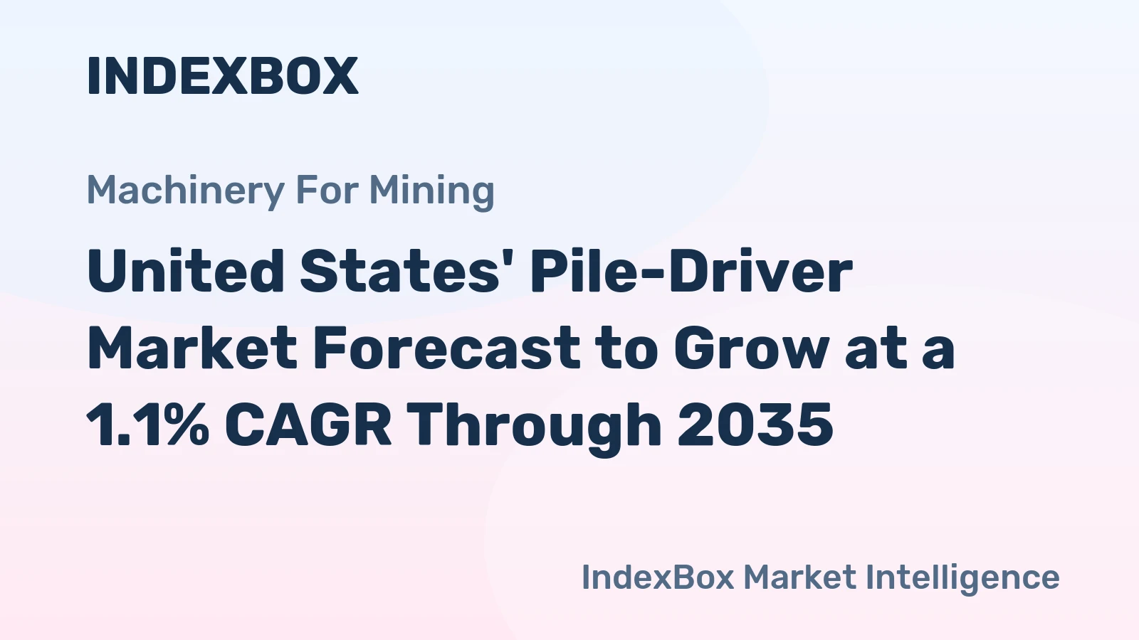 United States' Pile-Driver Market Forecast to Grow at a 1.1% CAGR Through 2035