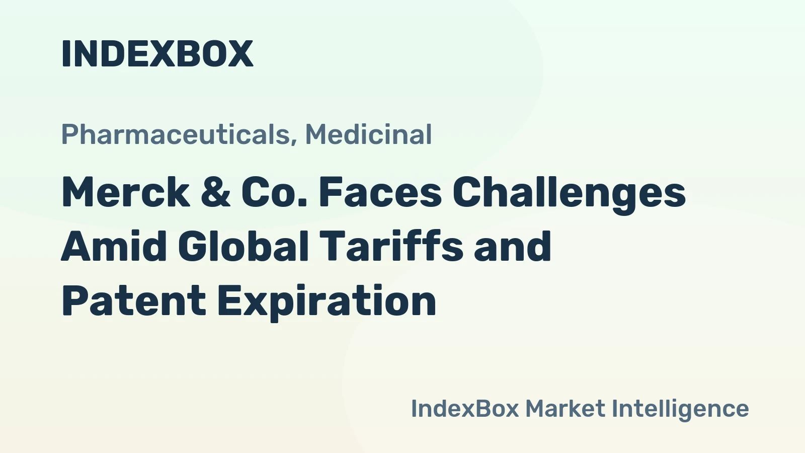 Merck & Co. Faces Challenges Amid Global Tariffs and Patent Expiration