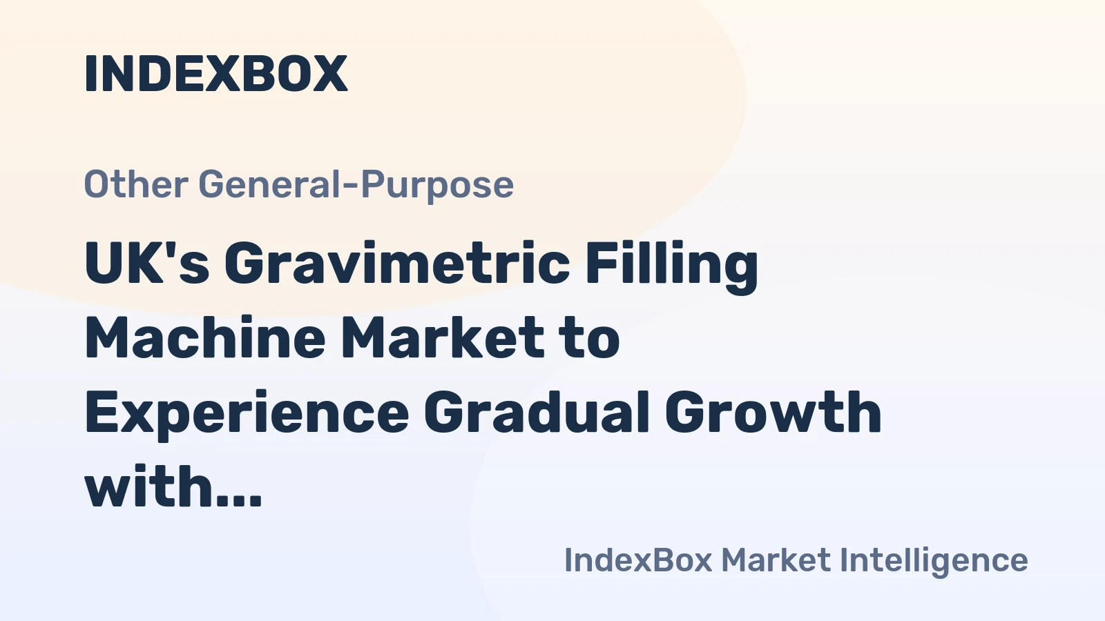 UK's Gravimetric Filling Machine Market to Experience Gradual Growth with +0.3% CAGR