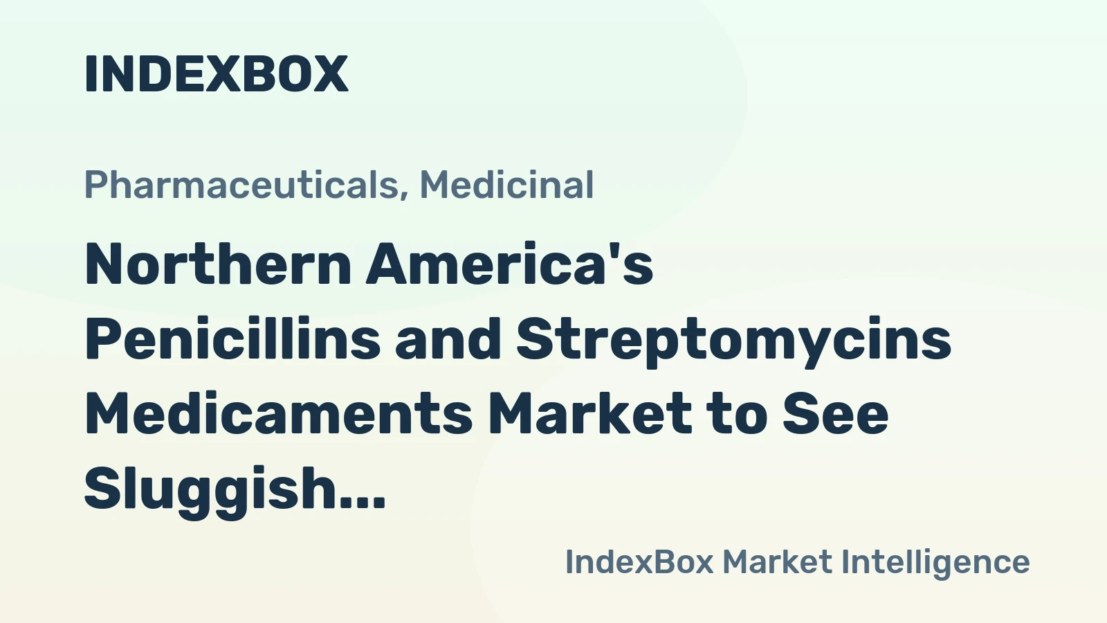 Northern America's Penicillins and Streptomycins Medicaments Market to See Sluggish Growth with a +0.6% Volume CAGR