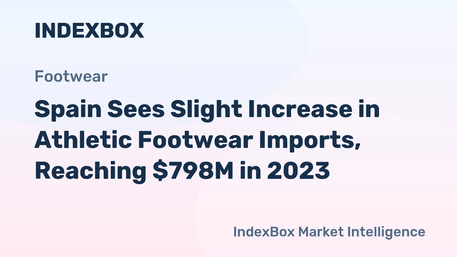 Spain Sees Slight Increase in Athletic Footwear Imports, Reaching $798M in 2023