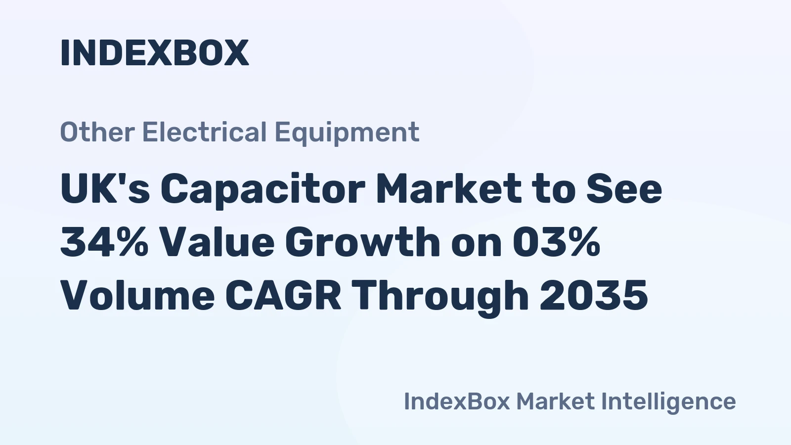 UK's Capacitor Market to See 34% Value Growth on 03% Volume CAGR Through 2035