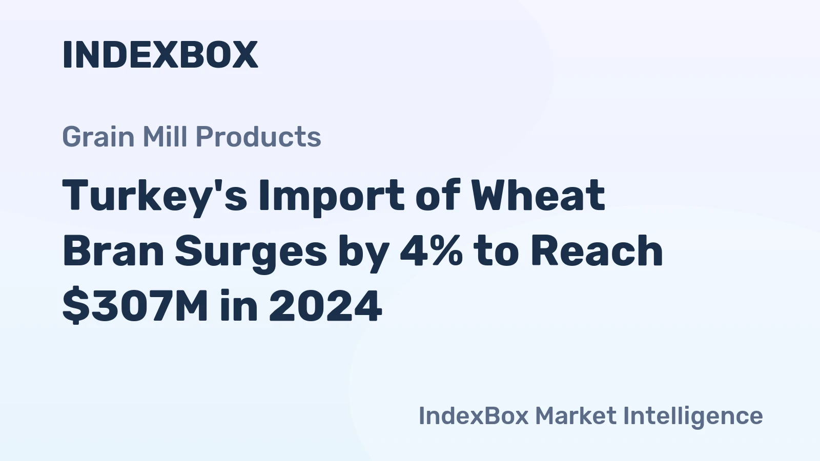 Turkey's Import of Wheat Bran Surges by 4% to Reach $307M in 2024