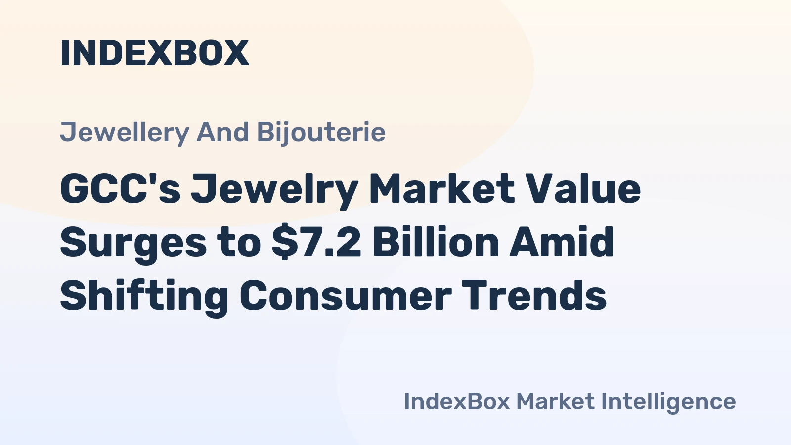 GCC's Jewelry Market Value Surges to $7.2 Billion Amid Shifting Consumer Trends