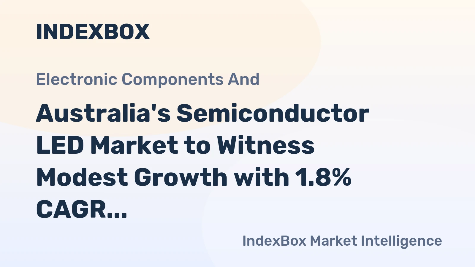 Australia's Semiconductor LED Market to Witness Modest Growth with 1.8% CAGR in Volume and 2.9% CAGR in Value until 2035